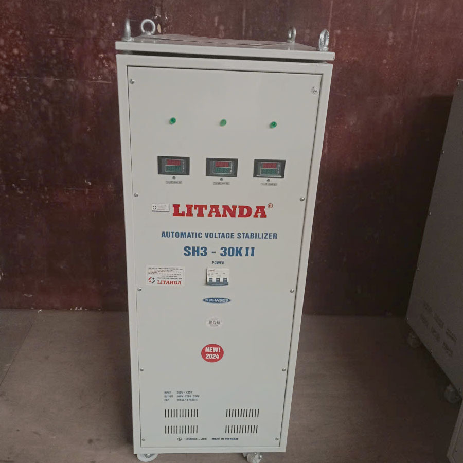 Báo Giá Lioa 30kva Sh3 3 Pha, Dải 260V-430V Dây Đồng, Bảo Hành 4 Năm - LIOA - CÔNG TY ỔN ÁP BIẾN ...